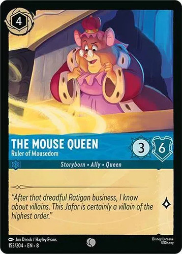 The Mouse Queen-Ruler of Mousedom 153/204 Reign of Jafar Non-Foil ...