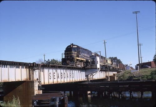 Seaboard Coast Line SCL Freight Train Indiantown, FL Feb 1973 Original ...