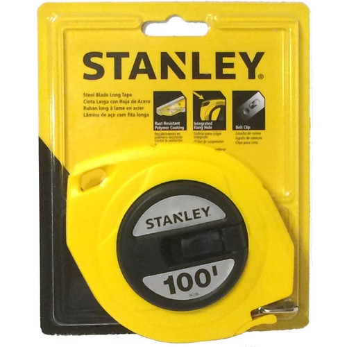 Stanley 34-106, 100 ft Steel Long Tape | eBay