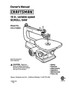 Craftsman 137.216020 Scroll Saw Owners Instruction Manual | eBay
