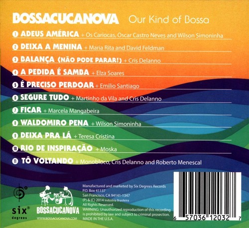BOSSACUCANOVA OUR KIND OF BOSSA NEW CD 657036120327| eBay
