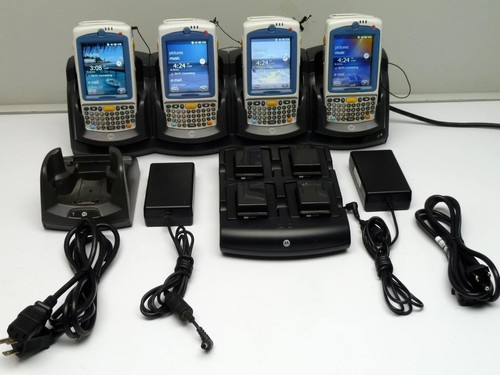 4x Motorola MC75A0-H80SWQQA9WR 3.5-Inch Screen Handheld Computer ...