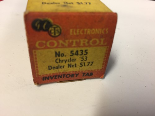 5435 CHRYSLER 53 CTS AUTO RADIO CONTROL NOS | eBay