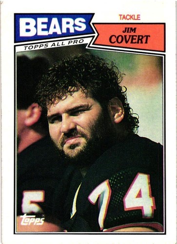 JIM COVERT 1987 Topps Football #51 $1 Items MUST Buy 2 to Qualify ...