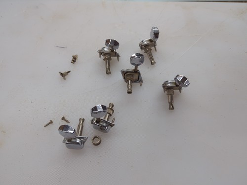 Genuine Fender?? Vintage Tuners With Hardware, Split Tuner Ends. | eBay