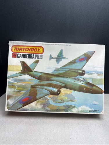 Matchbox 1/72 Canberra PR.9 Plastic Model Kit 40408 NISB 1983 Sealed | eBay