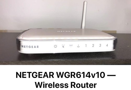 Netgear WGR614v10 54 Mbps 4-Port 10/100 Wireless N Router | eBay