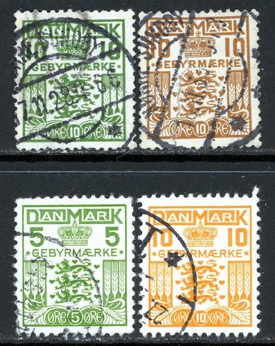 Stamps Denmark, Scott # I2-I5 used | eBay
