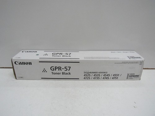 Canon GPR-57 Genuine Black Toner Cartridge 0473C003AA For iR 4525,4535 ...