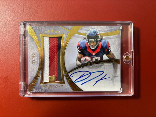 2013 TOPPS 5 STARS/ DEANDRE HOPKINS/ ROOKIE RPA GOLD/ AUTO ON CARD/ 20/ ...