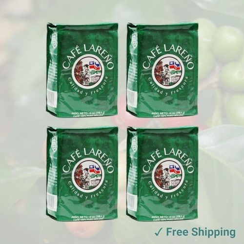 Café Lareño Ground Coffee Bagged 14 ounces per pack (Pack of 4) Café ...