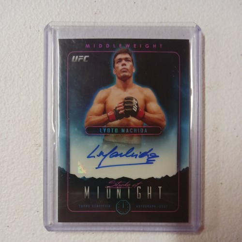 LYOTO MACHIDA 2024 TOPPS MIDNIGHT UFC STROKE OF MIDNIGHT AUTOGRAPH SMA ...