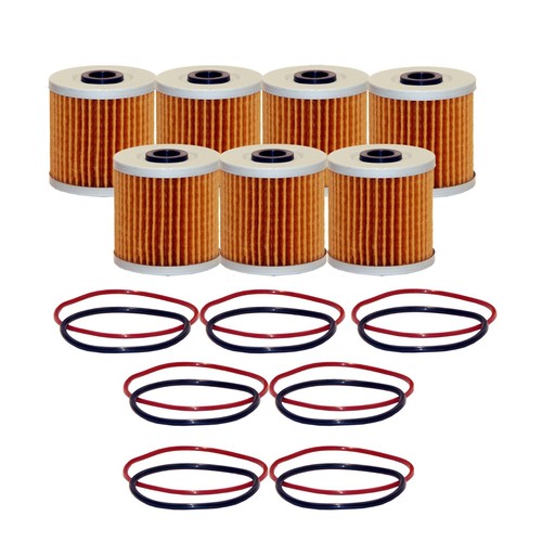 Wix Set of 7 Engine Motor Oil Filters For Kawasaki Motorcycles ATV | eBay