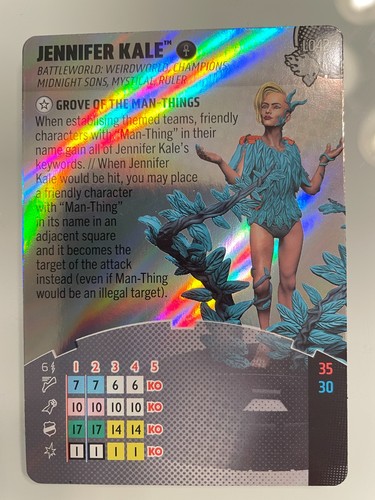 Marvel Heroclix Wheels of Vengeance Jennifer Kale L042 Legacy Card | eBay