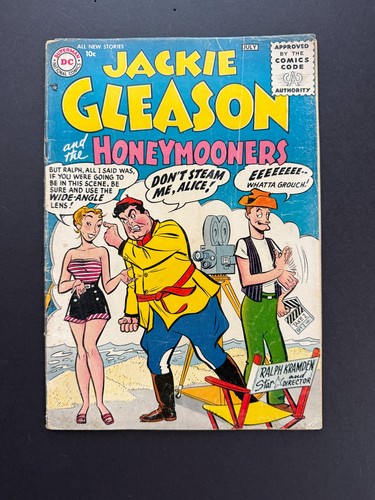 JACKIE GLEASON and the Honeymooners comic #1 DC-1st app Ralph Kramden ...