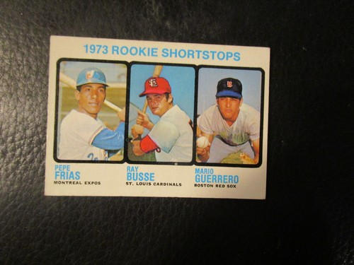 1973 TOPPS#607 ROOKIE SHORTSTOPS EX+/EXMT | eBay