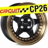 (1) Circuit Performance CP26 15x8 4-100 +25 Gloss White Wheels Rims 5 Spoke JDM | eBay
