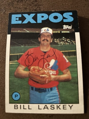 Bill Laskey - Montreal Expos 1986 Topps AUTOGRAPHED | eBay
