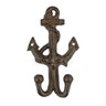 Primitive Brown Fish Cast Iron Anchor Wall Hook, 5 1/4 Inches | eBay