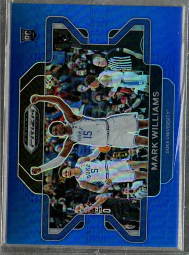 2022-23 Prizm Draft Picks Variations Prizms Blue #62 Mark Williams /199 ...