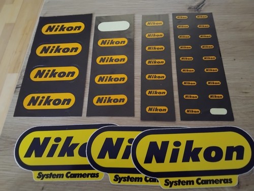 NIKON CAMERAS MOTORSPORT ORIGINAL PERIOD STICKER, AUFKLEBER ...