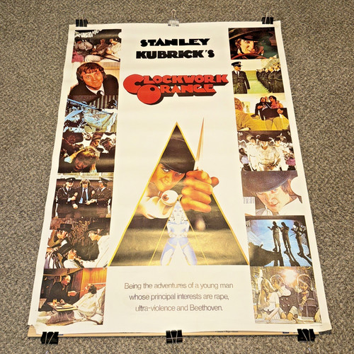 ORIGINAL 1970's Vintage "CLOCKWORK ORANGE" Stanley Kubrick CLASSIC ...
