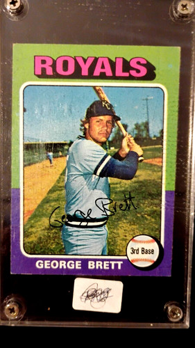 George Brett 1975 Topps (RC)CENTERED SHARP CORNERS PRISTINE AUTHENTIC ...
