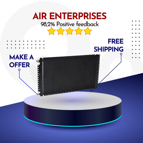 Universal Condenser 12x20 (18mm Core Depth) 4 Rails Unpainted | eBay