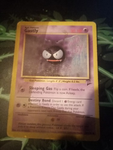 Pokémon TCG Gastly Base Set 2 75/130 Regular Unlimited Common | eBay