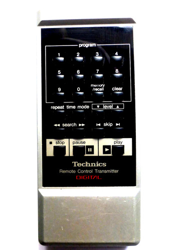 TECHNICS CD SEPERATES DECK REMOTE CONTROL EUR64550 | eBay
