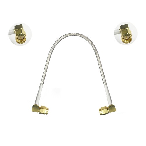 SMA male RA 90° to SMA male RA 90° adapter pigtail cable RG316 15/30/50 ...