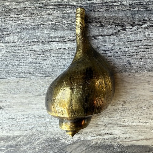 Colby Smith MCS Brass Channel Pear Conch Shell Door Knocker Wall Art | eBay