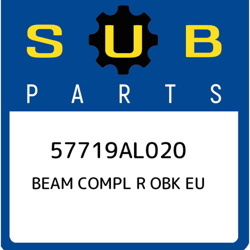 57719AL020 Subaru Beam compl r obk eu 57719AL020, New Genuine OEM Part ...