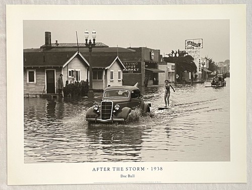 Surf Poster "After The Storm-1938" photo by Doc Ball | eBay
