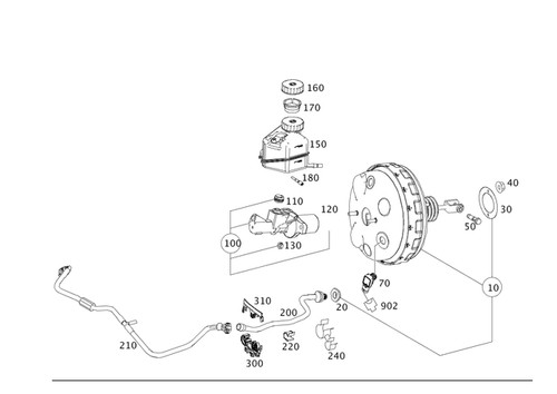 Mercedes Benz Genuine E550 E400 2012-2017 Parts Kit, Brake Unit OE ...