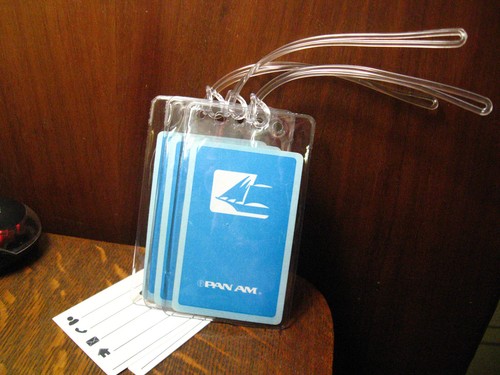 Pan Am American Airlines Luggage Name Tags (3) - PAA Vintage Logo ...