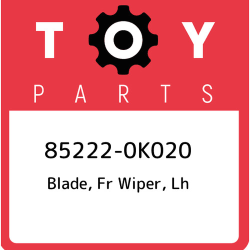85222-0K020 Toyota Blade, fr wiper, lh 852220K020, New Genuine OEM Part ...