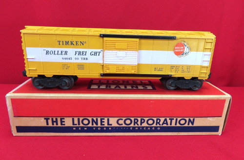 Lionel Postwar 6464-500 Timken Boxcar - Type IIB w/ Over-stamped Box ...