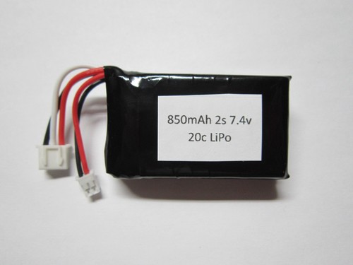AXIAL SCX24 LIPO BATTERY UPGRADE 850mAh 2S 7.4V 20C JST-PH RC CRAWLER ...