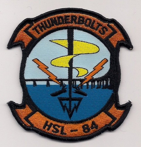 USN HSL-84 THUNDERBOLTS patch SH-2 SEASPRITE HELICOPTER SQN | eBay