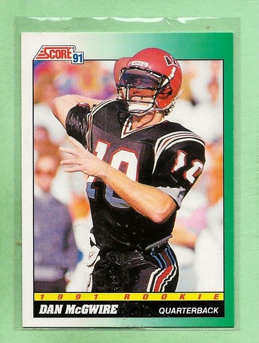 DAN McGWIRE - 1991 Score "Rookie" - #313 - Seahawks | eBay