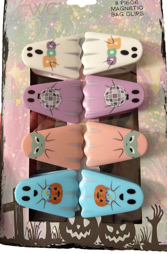 CWC Cook with Color Halloween Ghost magnetic chip clips 8 pc | eBay