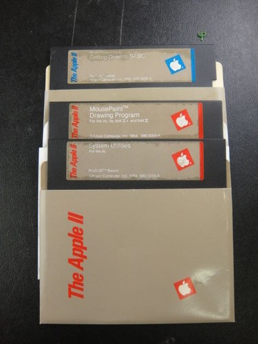 Apple IIC Software Getting Down to Basic - Drawing - System Utilities 5 ...