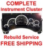 HUMMER H2 Instrument Cluster REPAIR SERVICE SPEEDOMETER 2003-2006 GMC ...