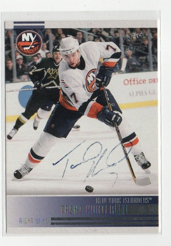 TRENT HUNTER 2004-05 PACIFIC NEW YORK ISLANDERS IP/TTM AUTOGRAPH AUTO ...