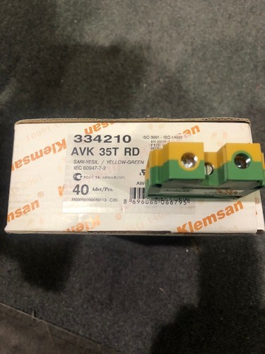 334210 Klemsan AVK 35T RD 35mm2 screw type single deck earth terminal ...