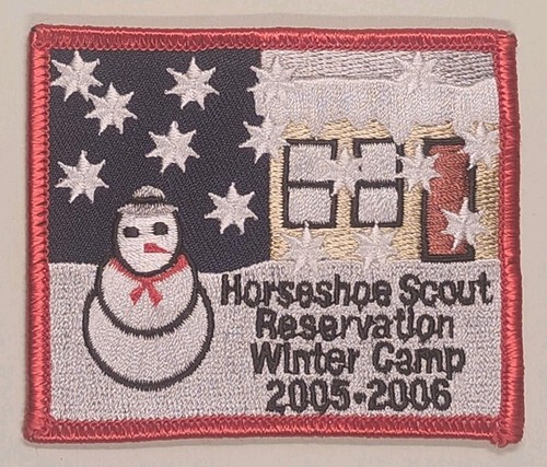 Horseshoe Scout Reservation Winter Camp 2005-2006 - Scout Camp Patch | eBay