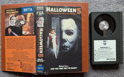Halloween 5 The Revenge Of Michael Myers 1989 Beta Horror Betamax NOT ...