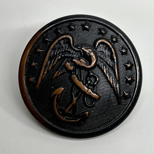 Civil War USMC Marine Button, Scoville Mfg. Co. Waterbury, Eagle Anchor ...