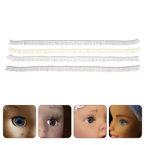 8pcs Doll False Eyelashes Fake Eye Lashes Doll Eyelashes Strips Dolls ...